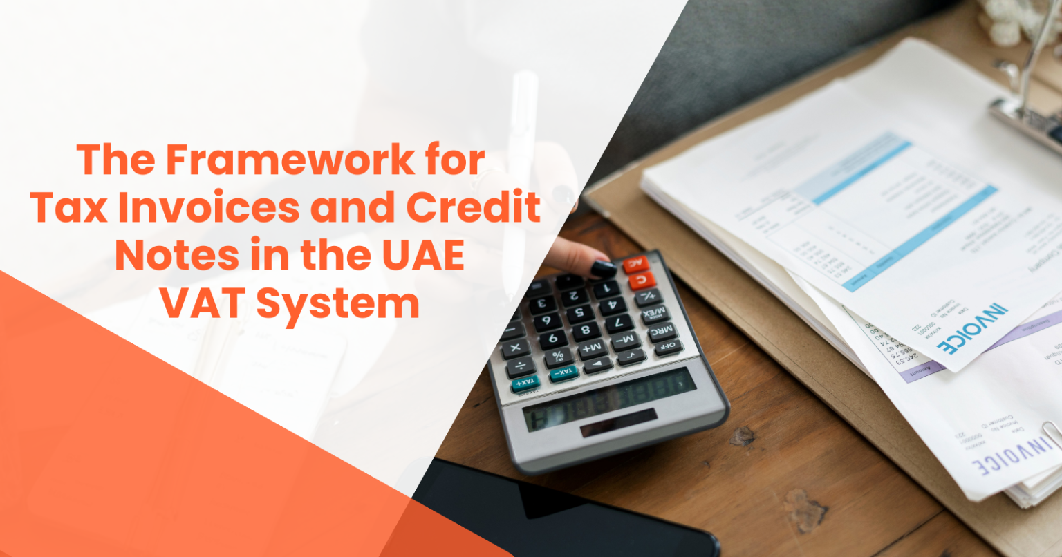 Tax Credit Notes under UAE VAT | RVG Chartered Accountants